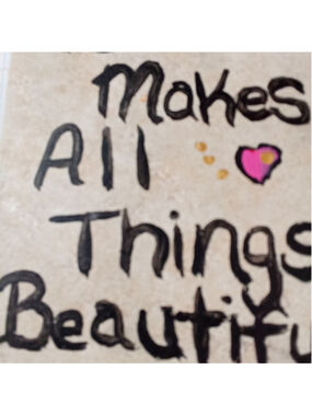 Hand Crafted | Accents | Handpainted Angel Tiles Rustic Decor | Poshmark